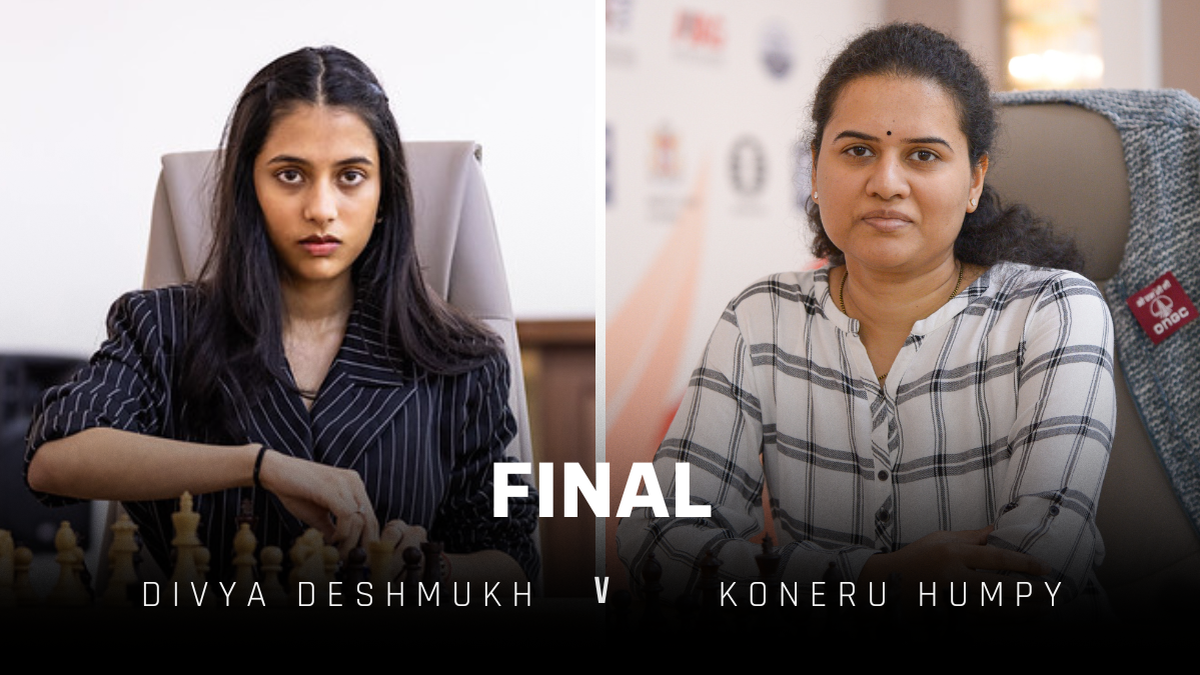 Divya Deshmukh Draws With Koneru Humpy in World Cup Final | Newspaperhunt